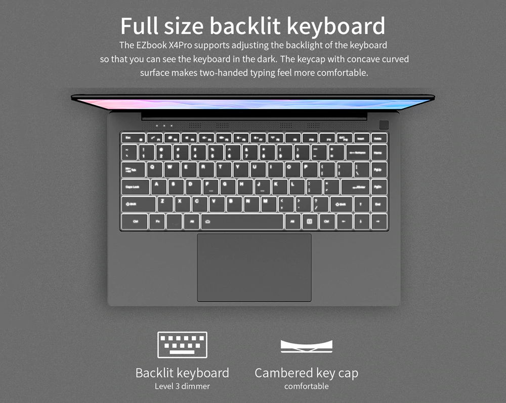 Jumper EZBook X4 Pro Notebook 8GB 256GB Silver