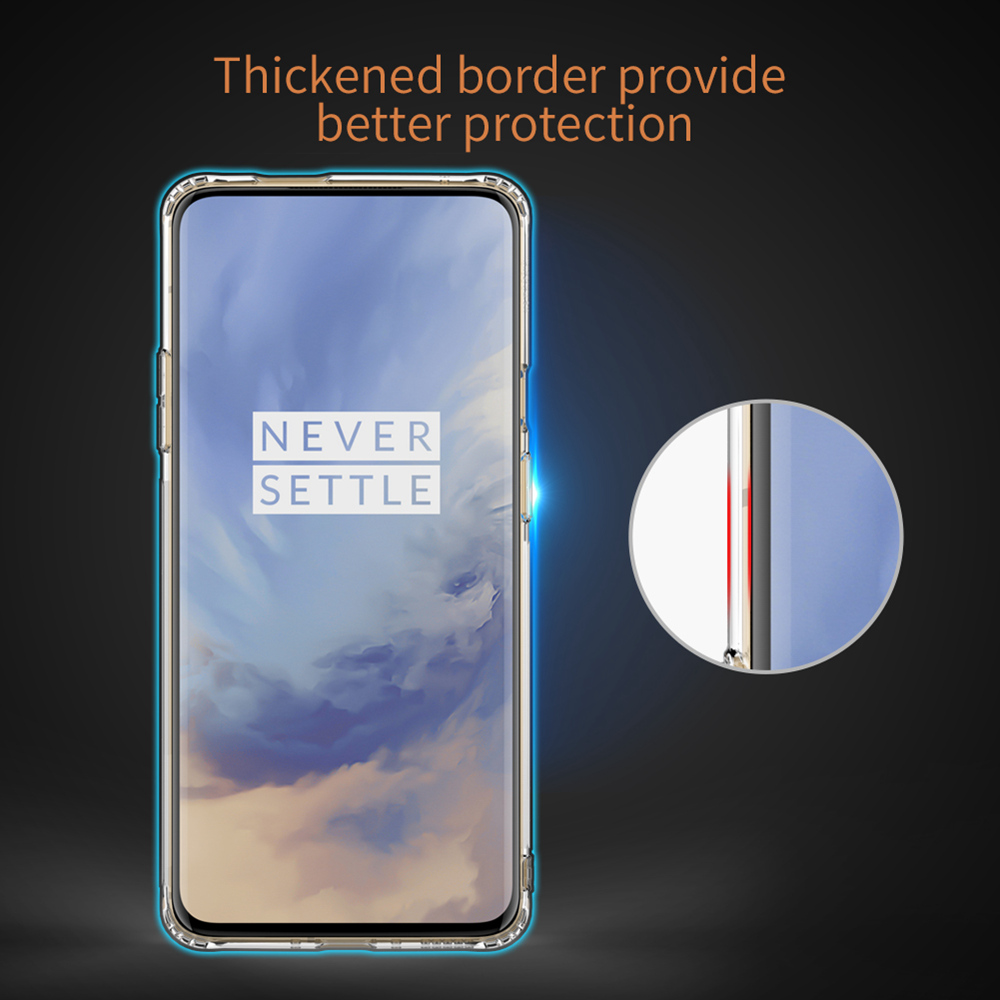 NILLKIN Soft Phone Case for OnePlus 7 Pro Transparent
