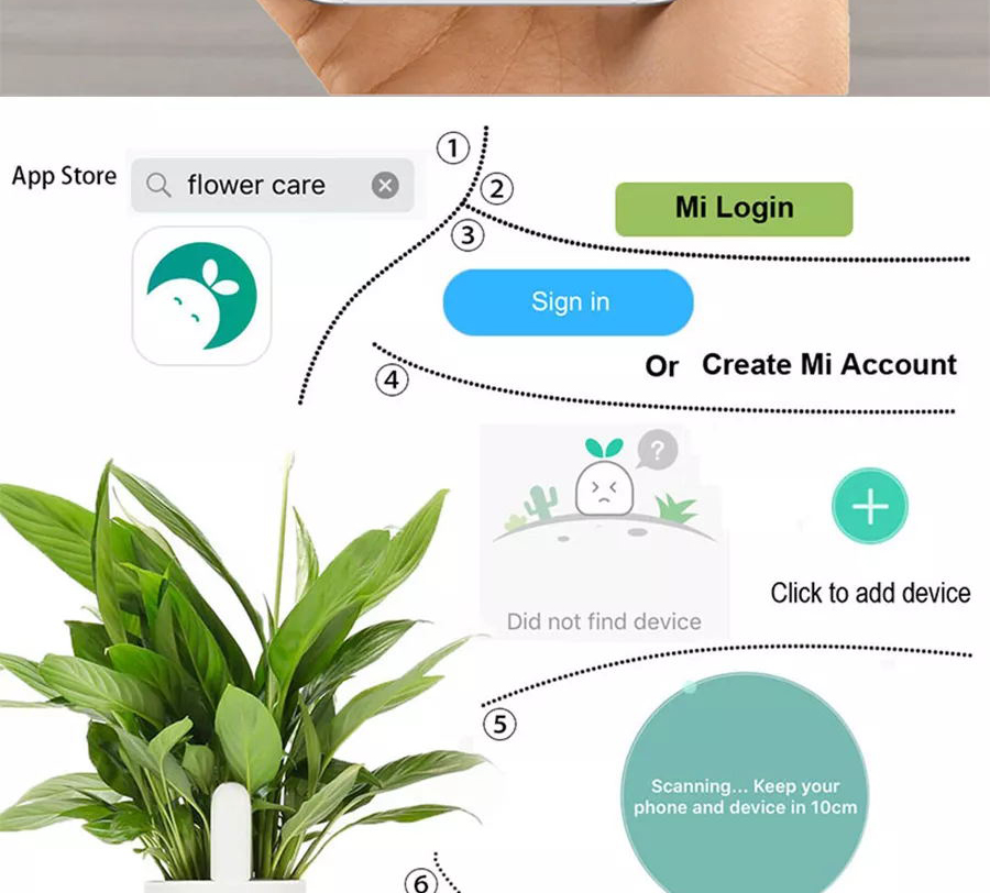 Xiaomi Flora Flower Monitor Light Green