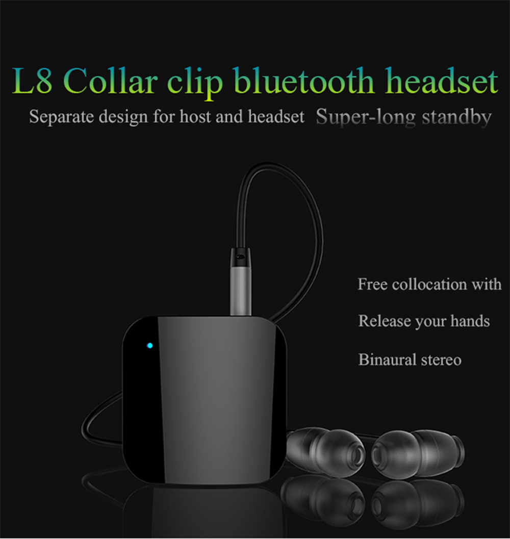 L8 Bluetooth Earphone Black