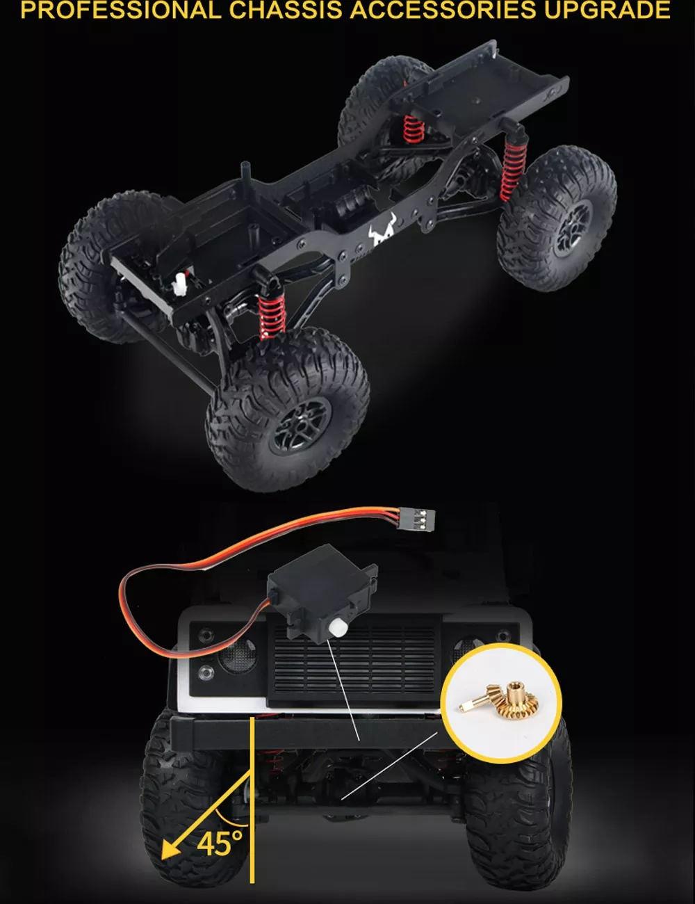 MN Model MN-99 DEFENDER Crawler Climbing Truck RC Car Blue