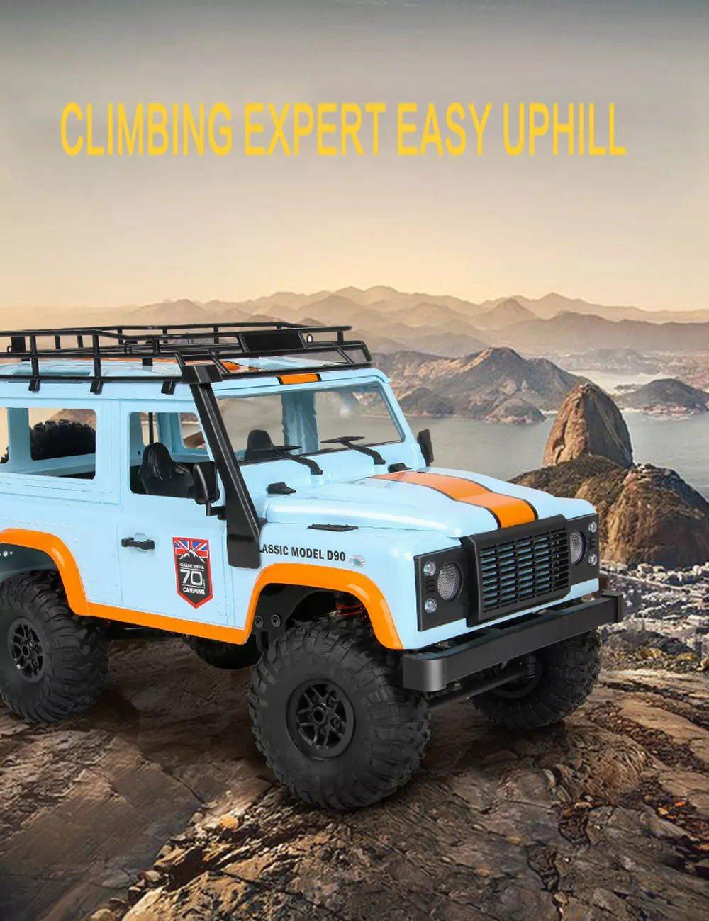 MN Model MN-99 DEFENDER Crawler Climbing Truck RC Car Blue