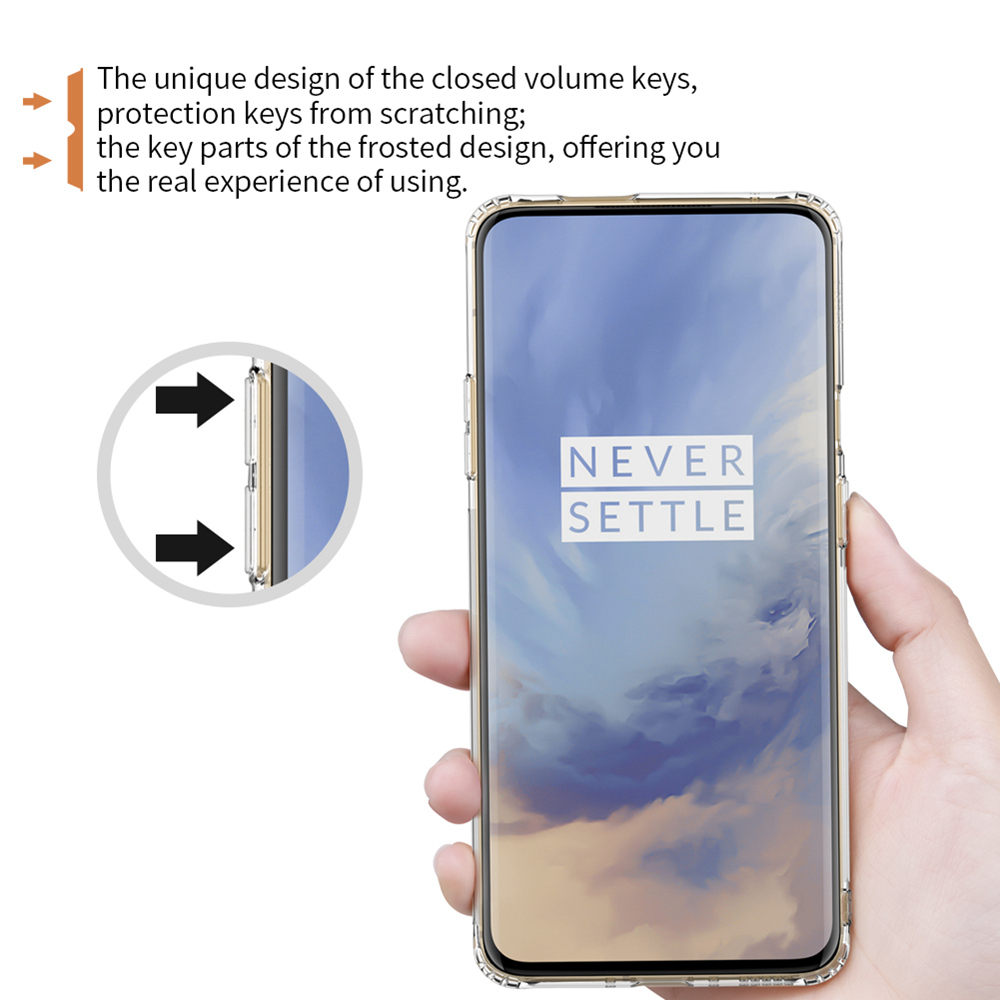 NILLKIN Soft Phone Case for OnePlus 7 Pro Transparent