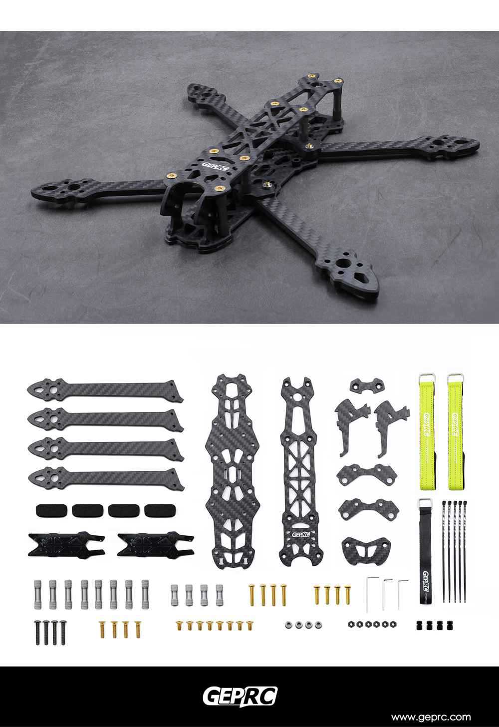 GEPRC Mark 4 5Inch 225mm H Type Frame Kit For FPV Racing Drone