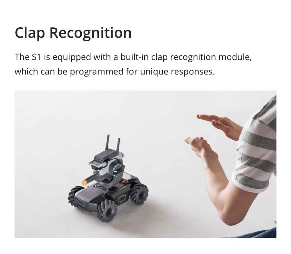 DJI RoboMaster S1 4WD FPV RC Robot Intelligent Scratch Python Coding