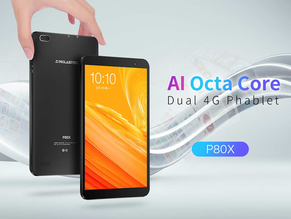 Teclast P80X Dual 4G Phablet 2GB 16GB Black