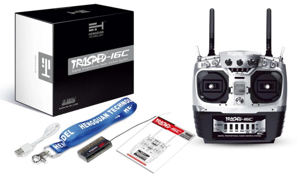 HG YK002 2.4G 16CH Dual Antenna Climbing RC Car Radio Remote Control