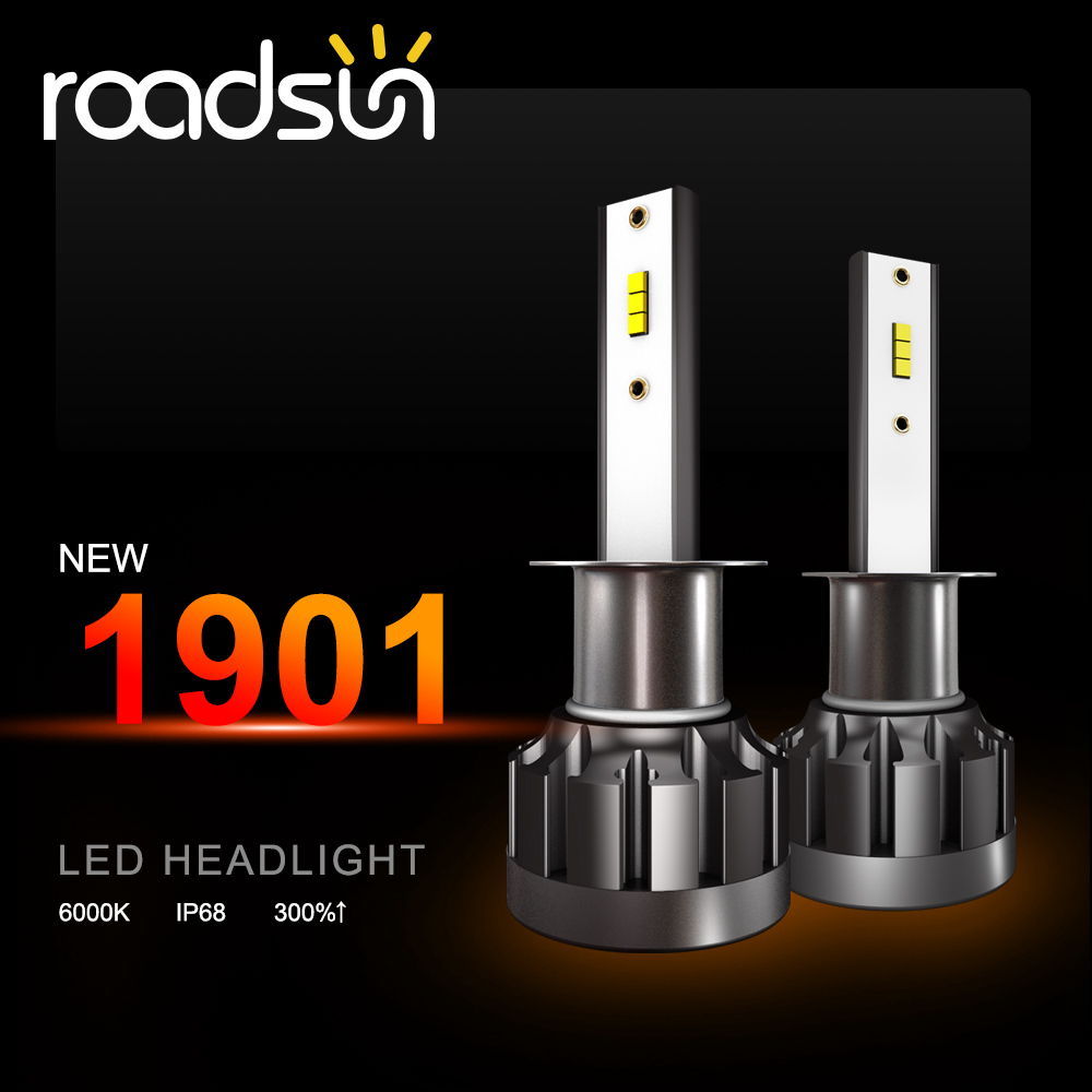 1901-H1 Car LED Headlight Bulb Extremely Bright Chips
