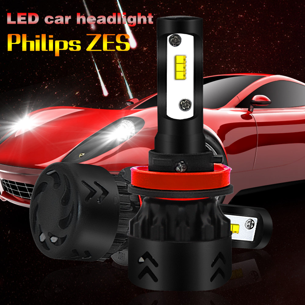 Mini8-H8/H9/H11 Car LED Headlight Bulb Extremely Bright Chips