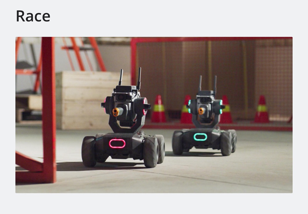 DJI RoboMaster S1 4WD FPV RC Robot Intelligent Scratch Python Coding