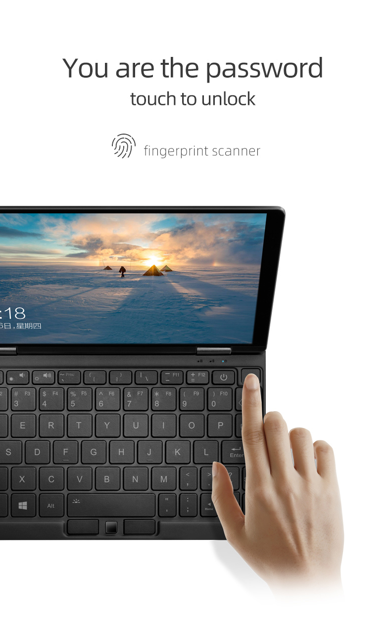 One Netbook One Mix 3S Yoga Pocket Laptop M3-8100Y 16GB 512GB Black