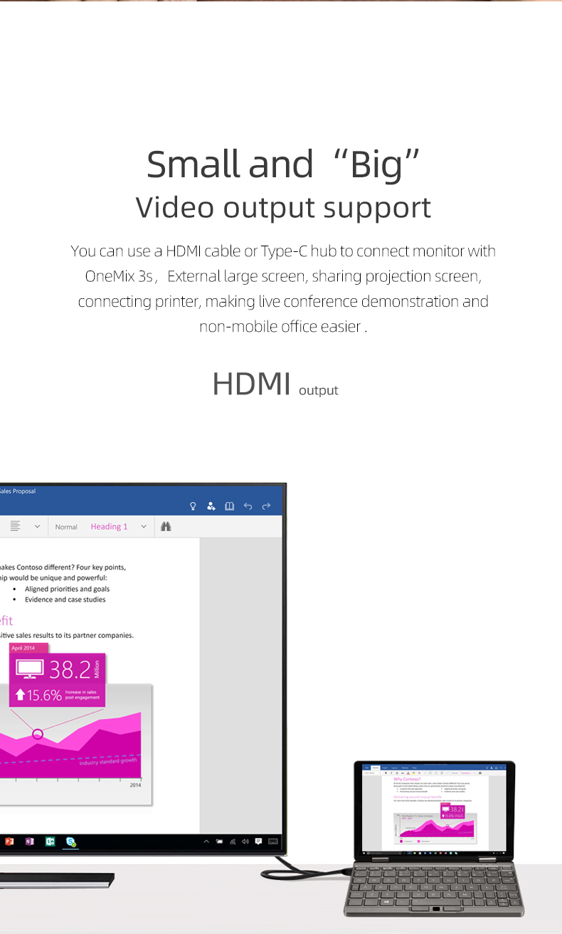 One Netbook One Mix 3S Yoga Pocket Laptop i7-8500Y 16GB 512GB Platinum