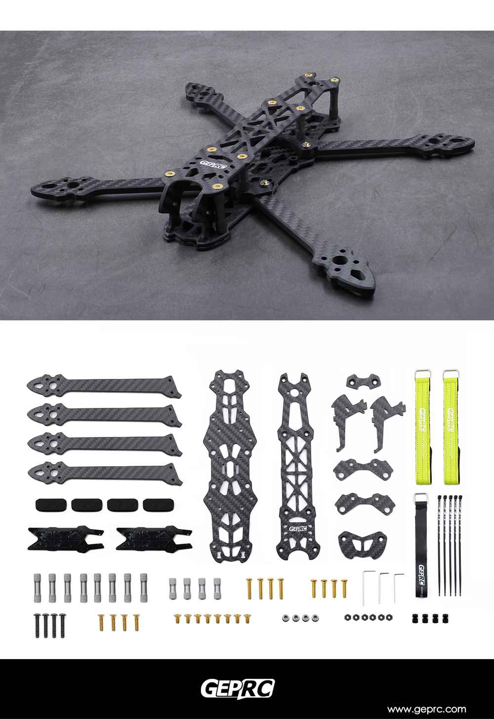 GEPRC Mark 4 6Inch 260mm H Type Frame Kit For FPV Racing Drone