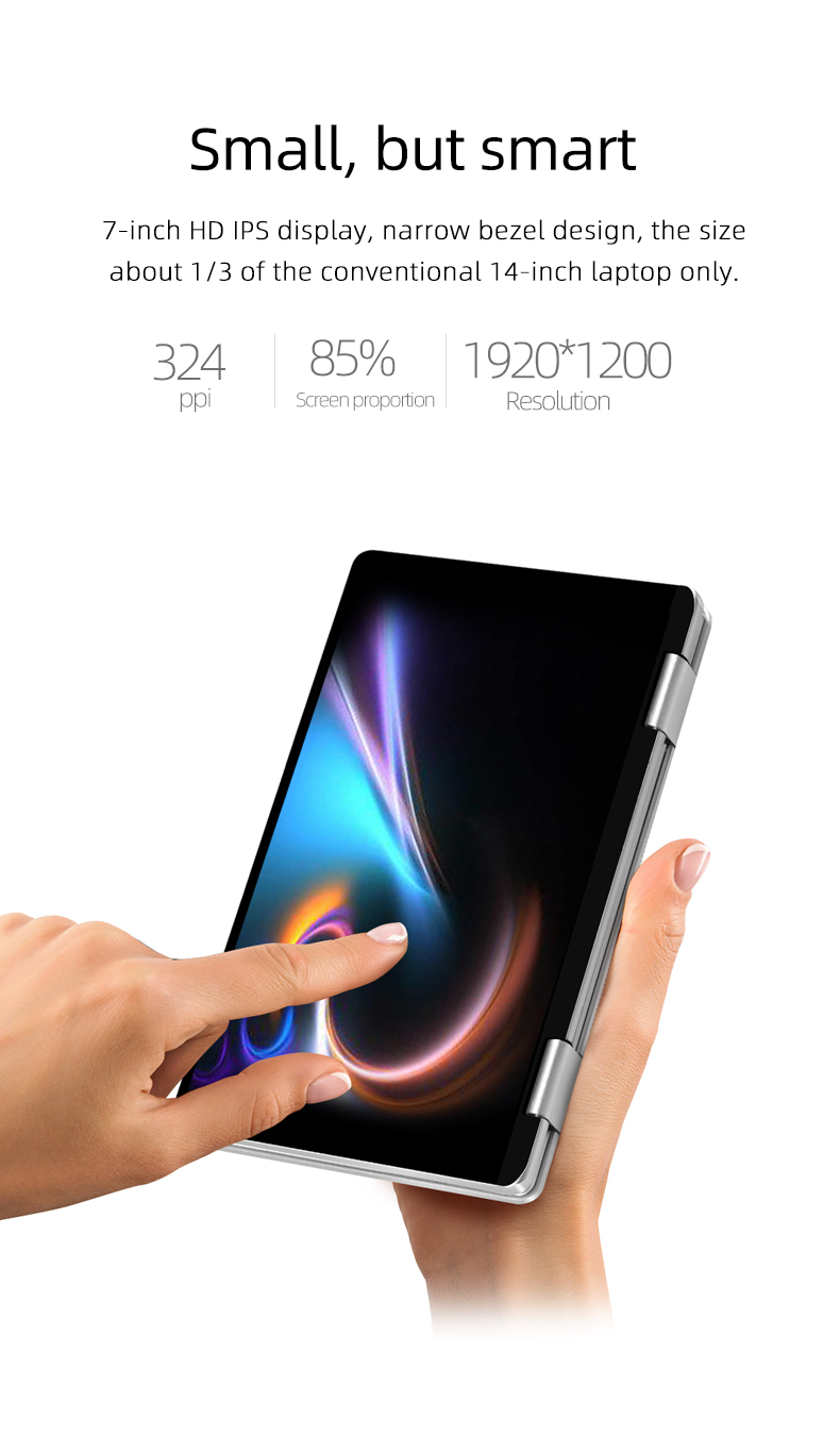 One Netbook One Mix 1S Yoga Pocket Laptop 8GB 128GB Silver