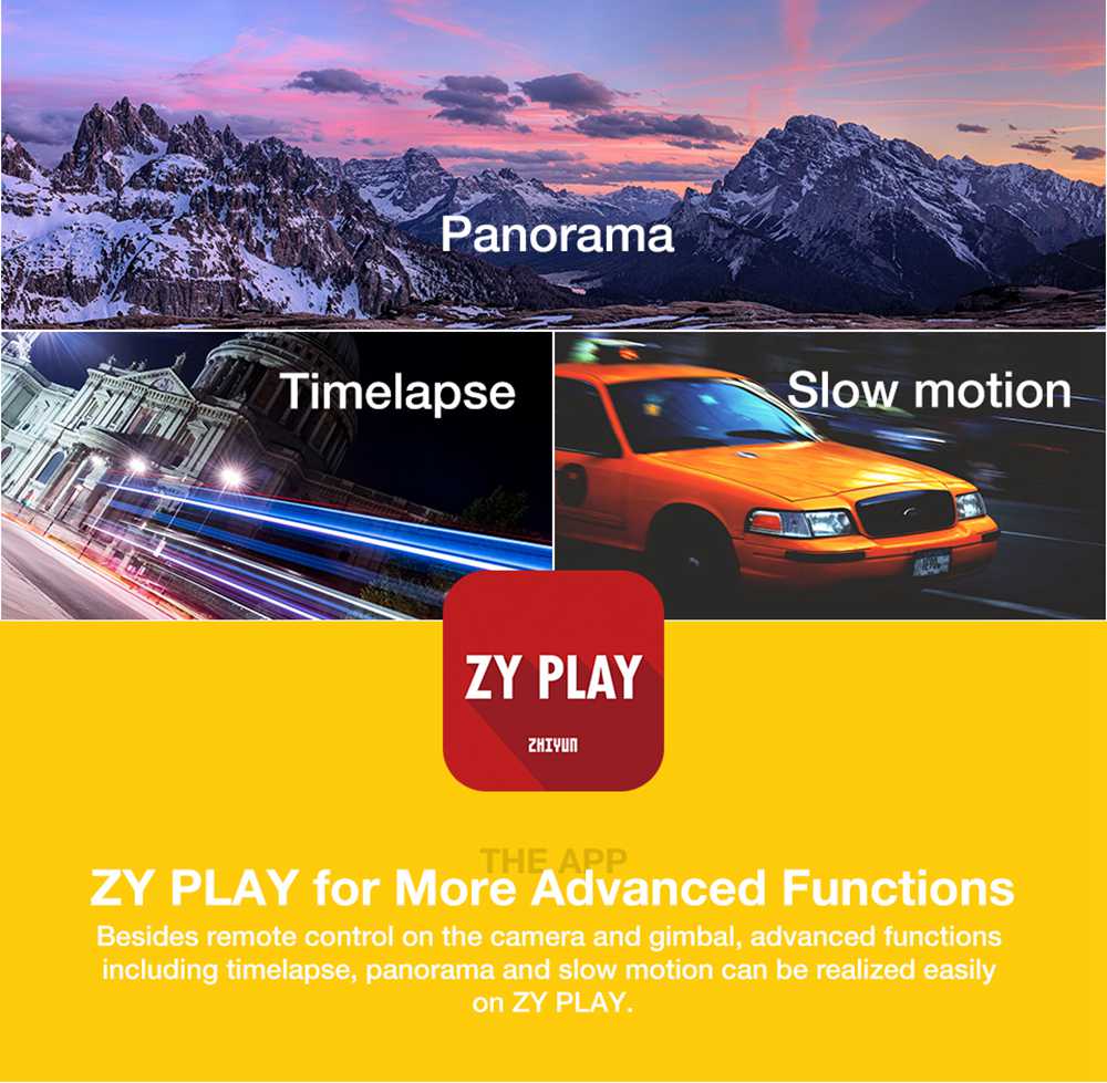 Zhiyun Crane M2 Small Body 3-Axis Handheld Stabilizer Gimbal