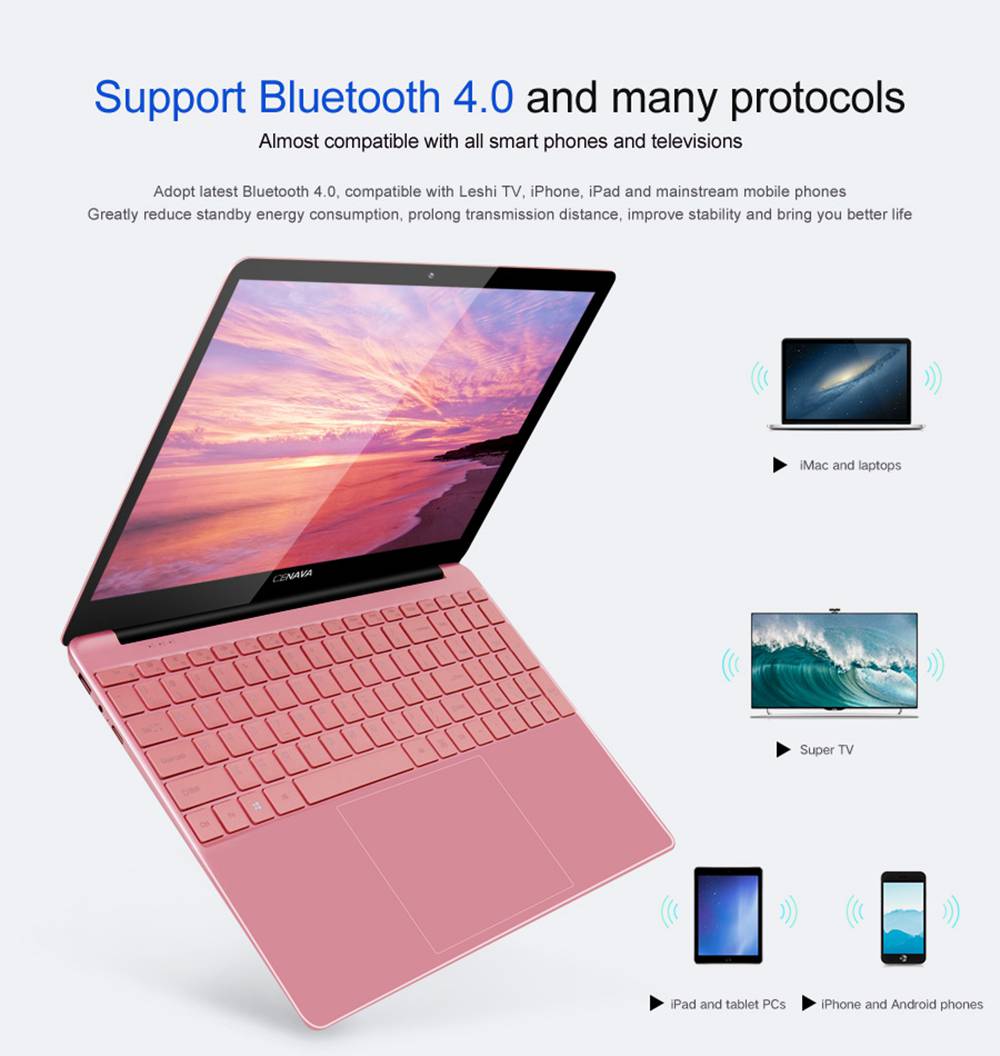 Cenava F151 Laptop 8GB 128GB Rose Gold