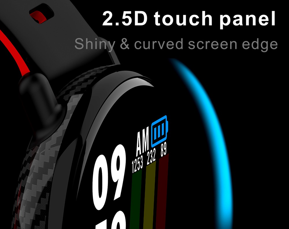 Makibes K1 Smartwatch 1.3 Inch Screen Multi-sport Functions IP68 Red