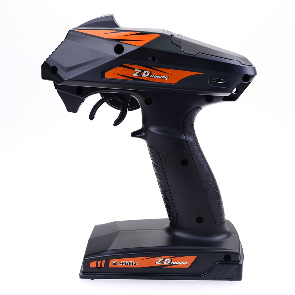ZD Racing 8277 2.4G 4CH 500m Radio Transmitter With Receiver Black