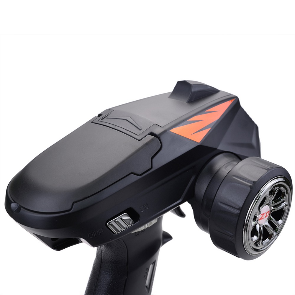 ZD Racing 8277 2.4G 4CH 500m Radio Transmitter With Receiver Black