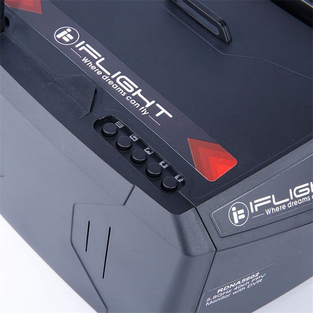 iFlight 5.8Ghz 40CH 480 X 272 FPV Racing RC Drone Goggles Black