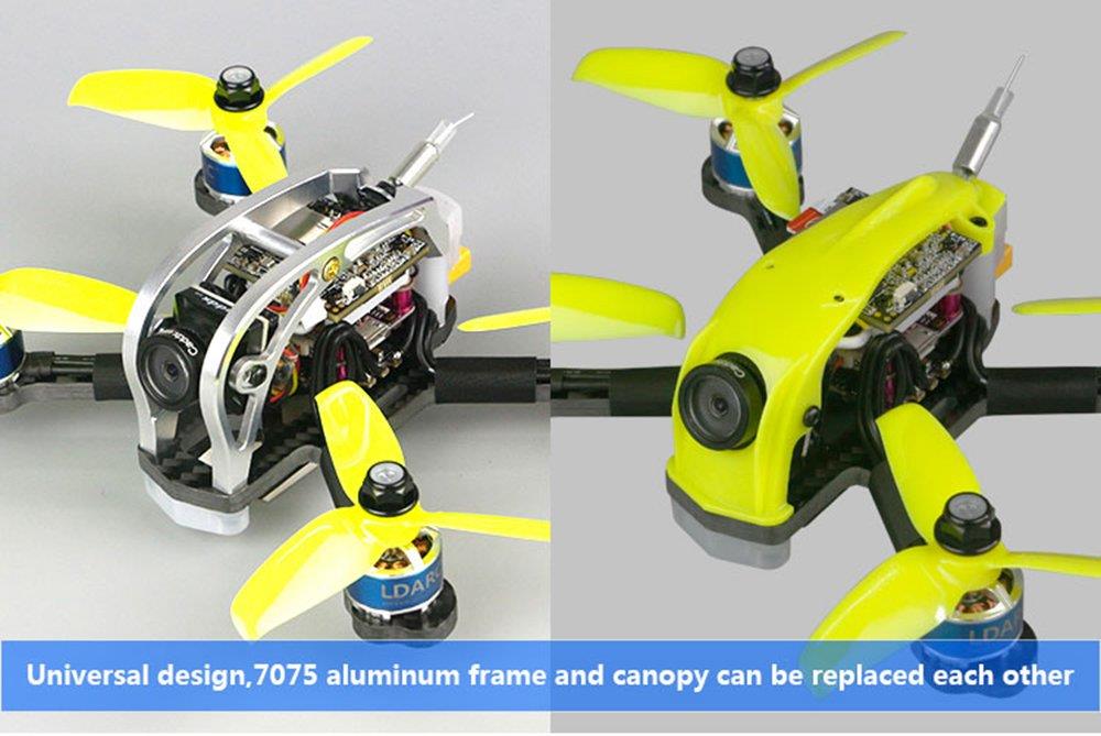 LDARC 130GTI FPV 3Inch 4S FPV Racing Drone PNP C1200 1200TVL Camera