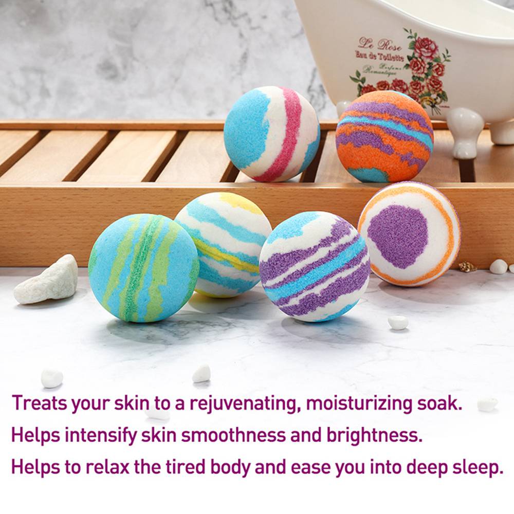 6pcs Bath Salt Ball Set A