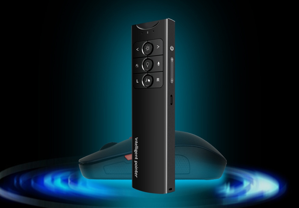 2.4G 1200 DPI Wireless Smart Voice Pen Remote Control Black