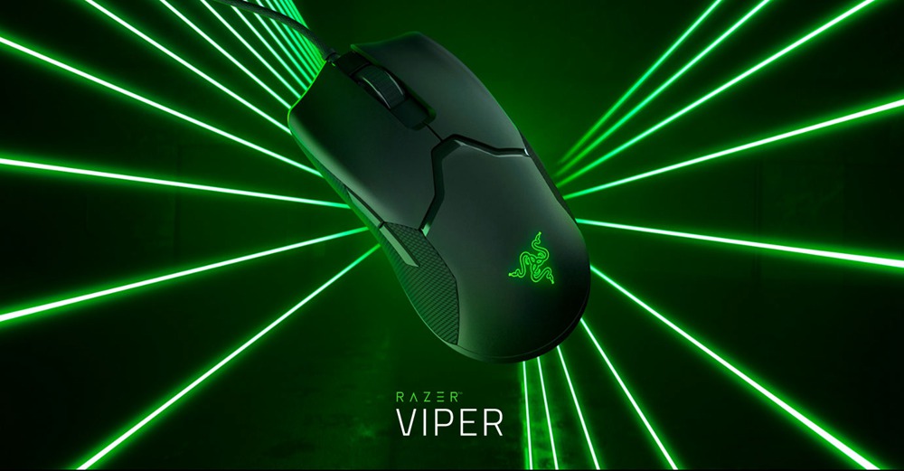 Razer Viper Wired Gaming Mouse 16000 8 Programmable Buttons DPI Black
