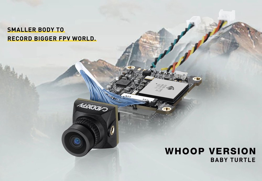 Caddx Baby Turtle Whoop Version FPV Camera For FPV Racing Drone Black