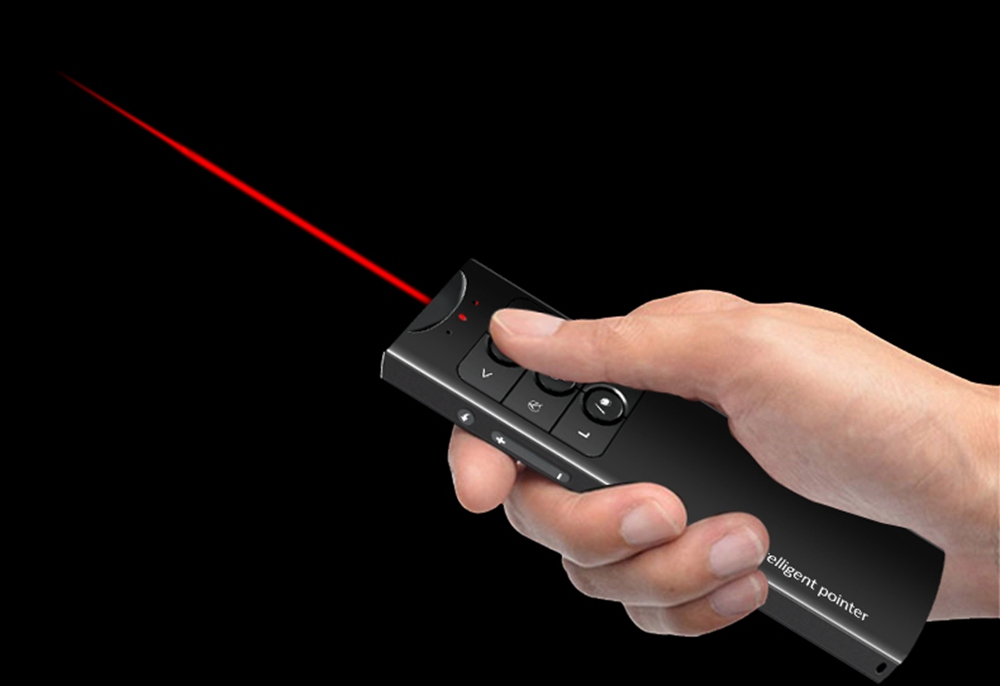 2.4G 1200 DPI Wireless Smart Voice Pen Remote Control Black