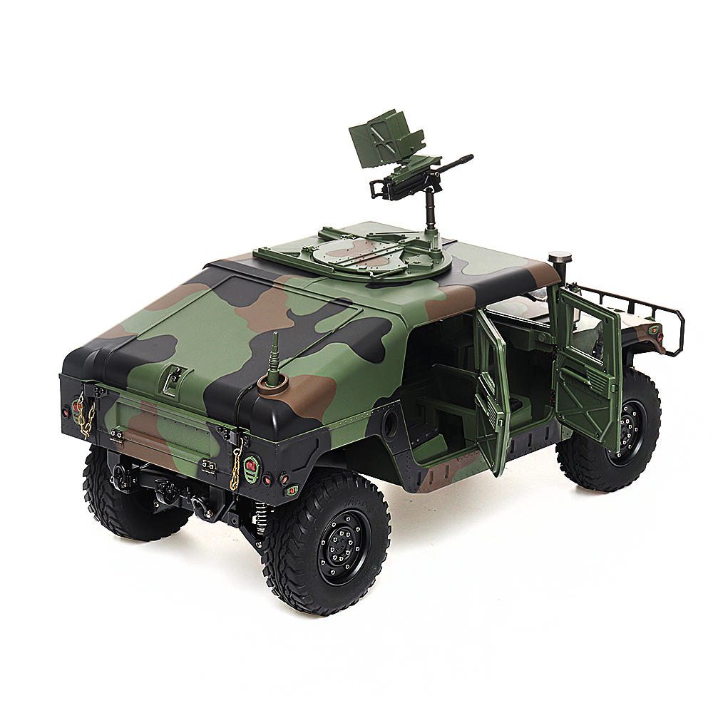 HG P408 Light Sound Version 1/10 Military Vehicle Truck RC Car RTR