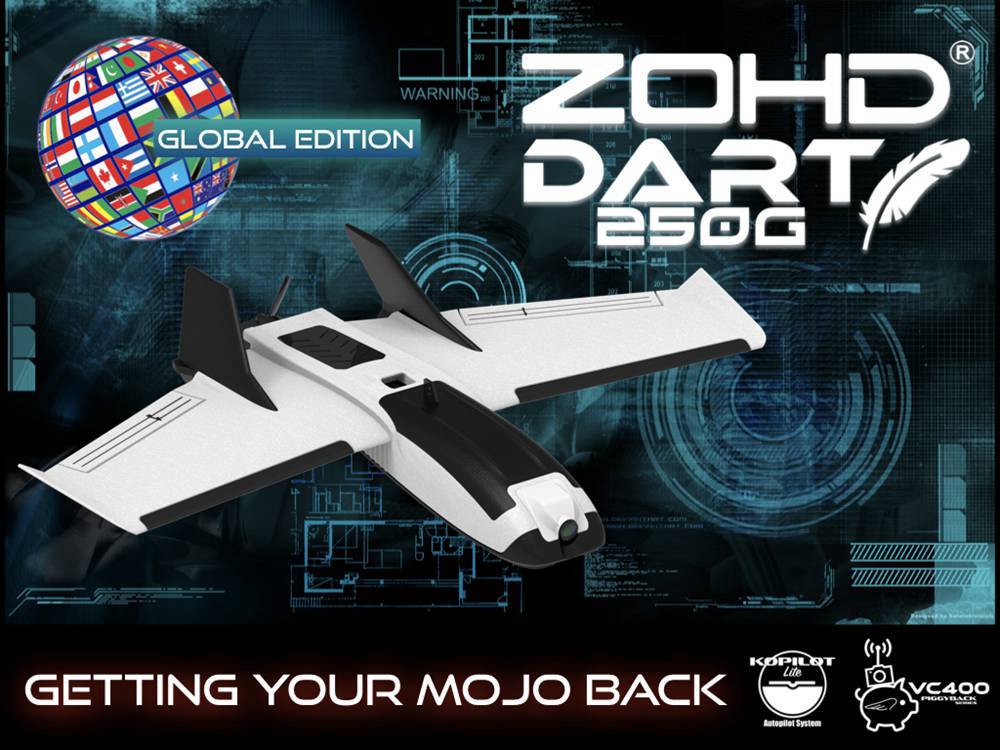 ZOHD Dart250G AIO EPP FPV RC Airplane PNP Version