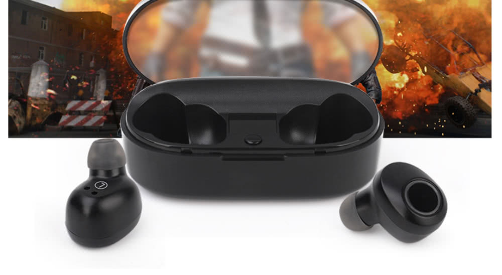 J29 Bluetooth 5.0 TWS Earphones Use Independently Black