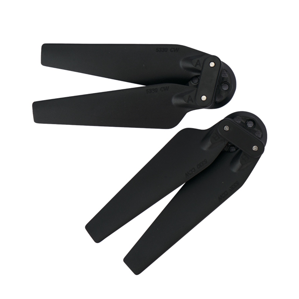 2Pair JJRC X12 RC Drone CW CCW Quick Release Folding Propeller Black