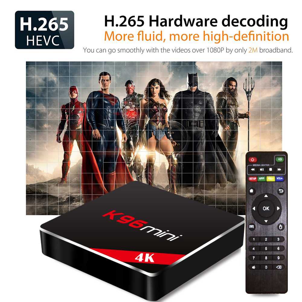 K96 Mini RK3318 Android 9.0 4K TV BOX 4GB/32GB