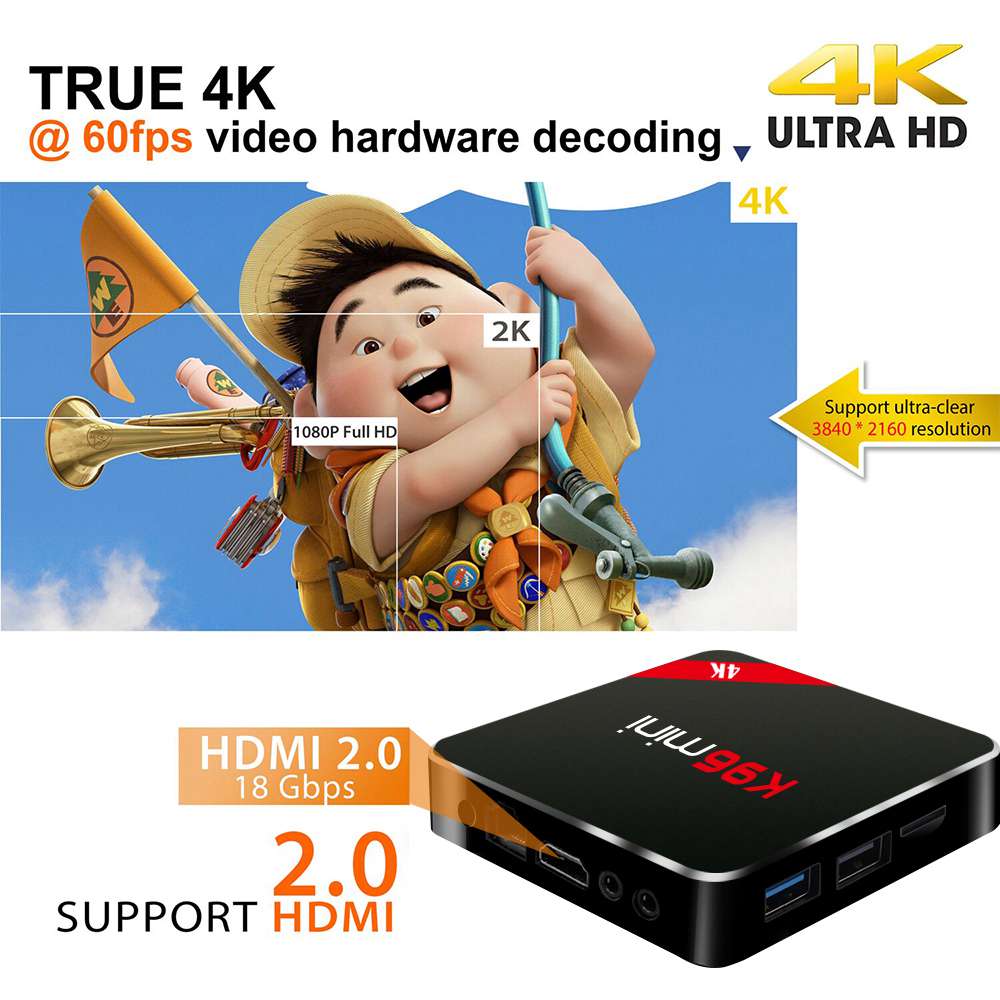 K96 Mini RK3318 Android 9.0 4K TV BOX 4GB/32GB