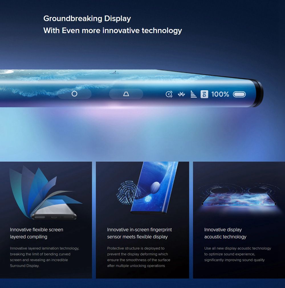 Xiaomi Mix Alpha 5G 7.92 Inch 12GB 512GB Smartphone Black