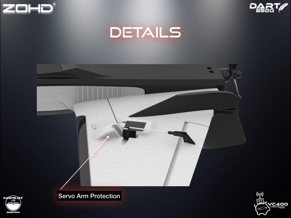 ZOHD Dart250G AIO EPP FPV RC Airplane PNP Version