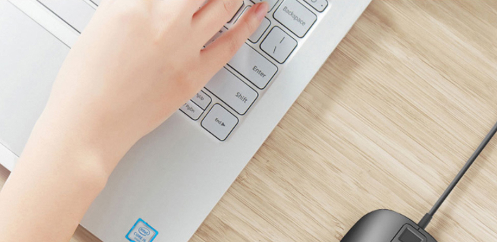 Jesis Smart Fingerprint Mouse From Xiaomi Youpin Black