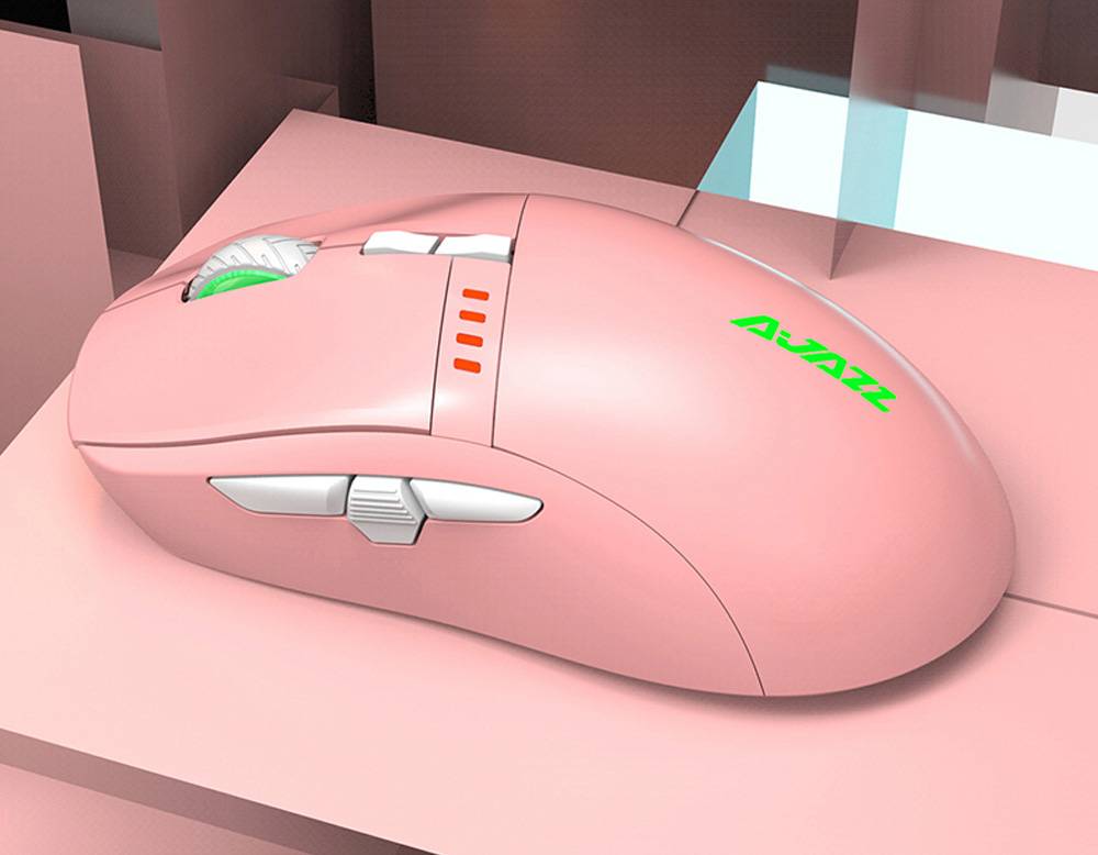 Ajazz i305Pro Wireless/Wired Dual-Mode Switch Gaming Mouse Pink