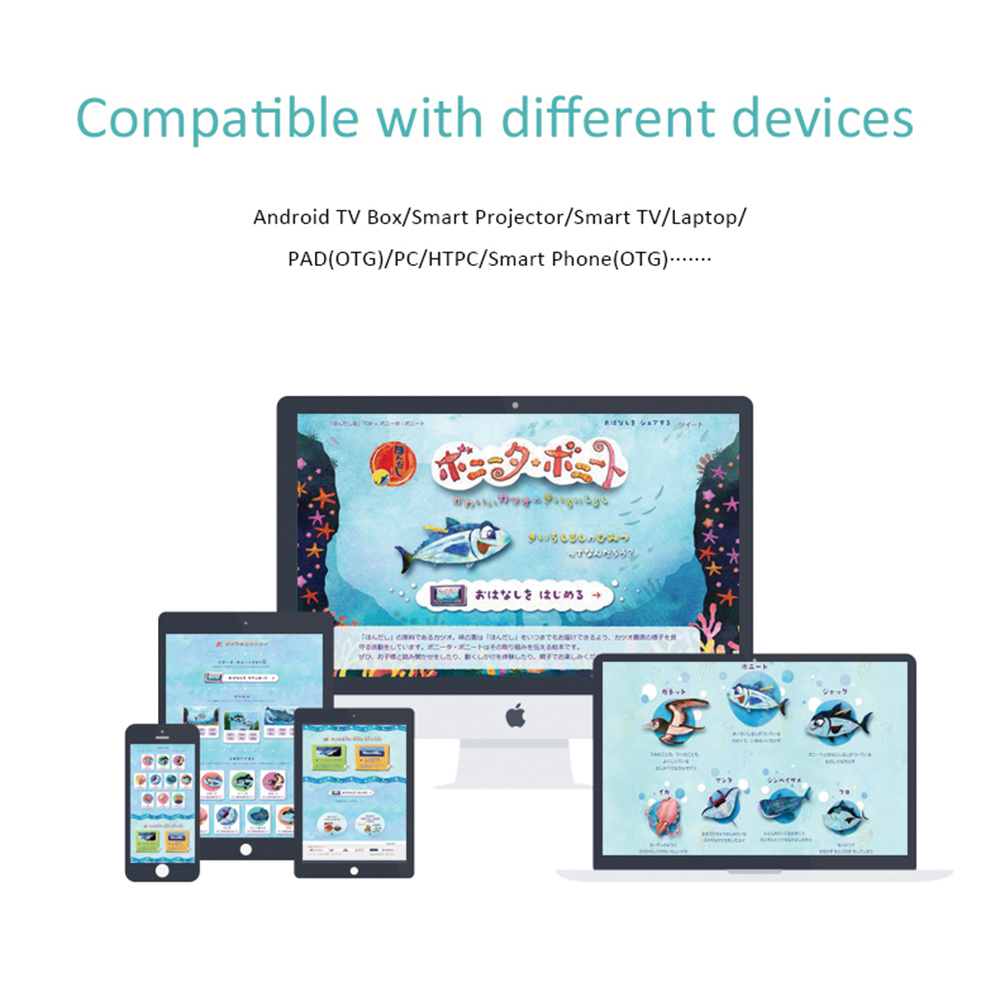 T18 Mini Air Mouse Black