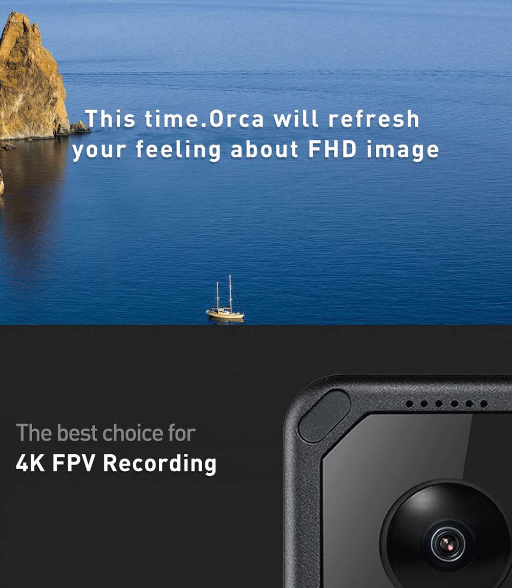 Caddx ORCA 4K/30fps WIFI MINI FPV Camera For RC Drone Yellow