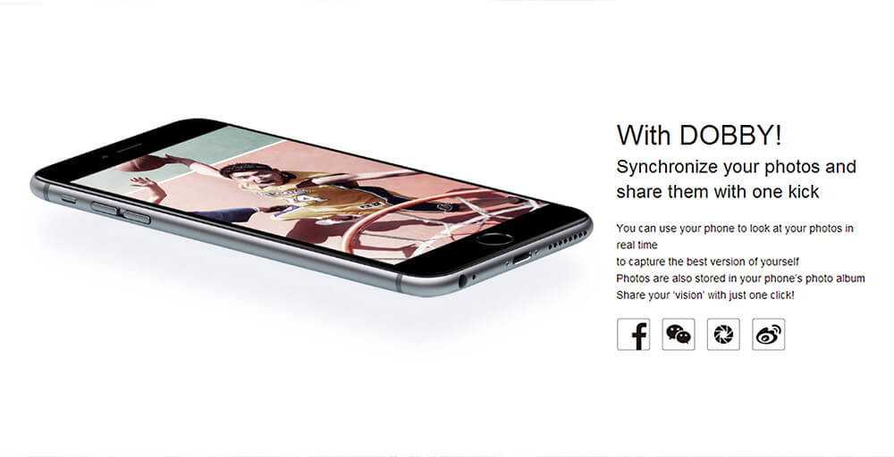 ZEROTECH DOBBY 13MP Camera 4K Support GPS/GLONASS Positioing UAV Drone