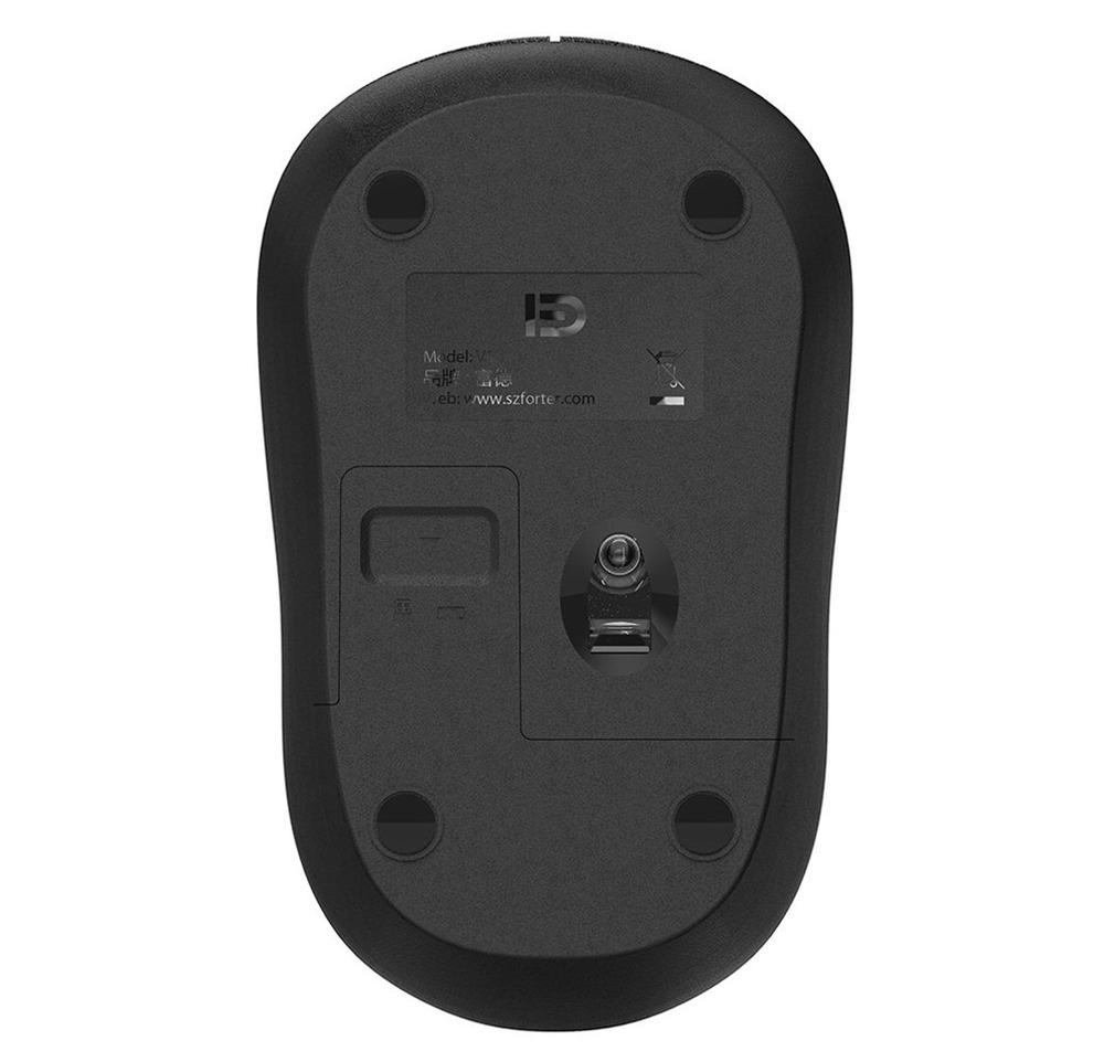 FD V1 Wireless Gaming Mouse 3 Button Black