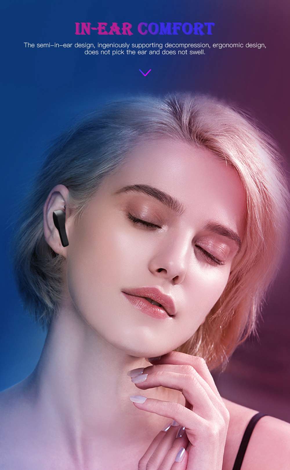 Remax TWS-6 Bluetooth 5.0 TWS Earphones White