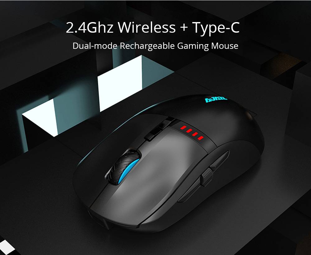 Ajazz i305Pro Wireless/Wired Dual-Mode Switch Gaming Mouse Black