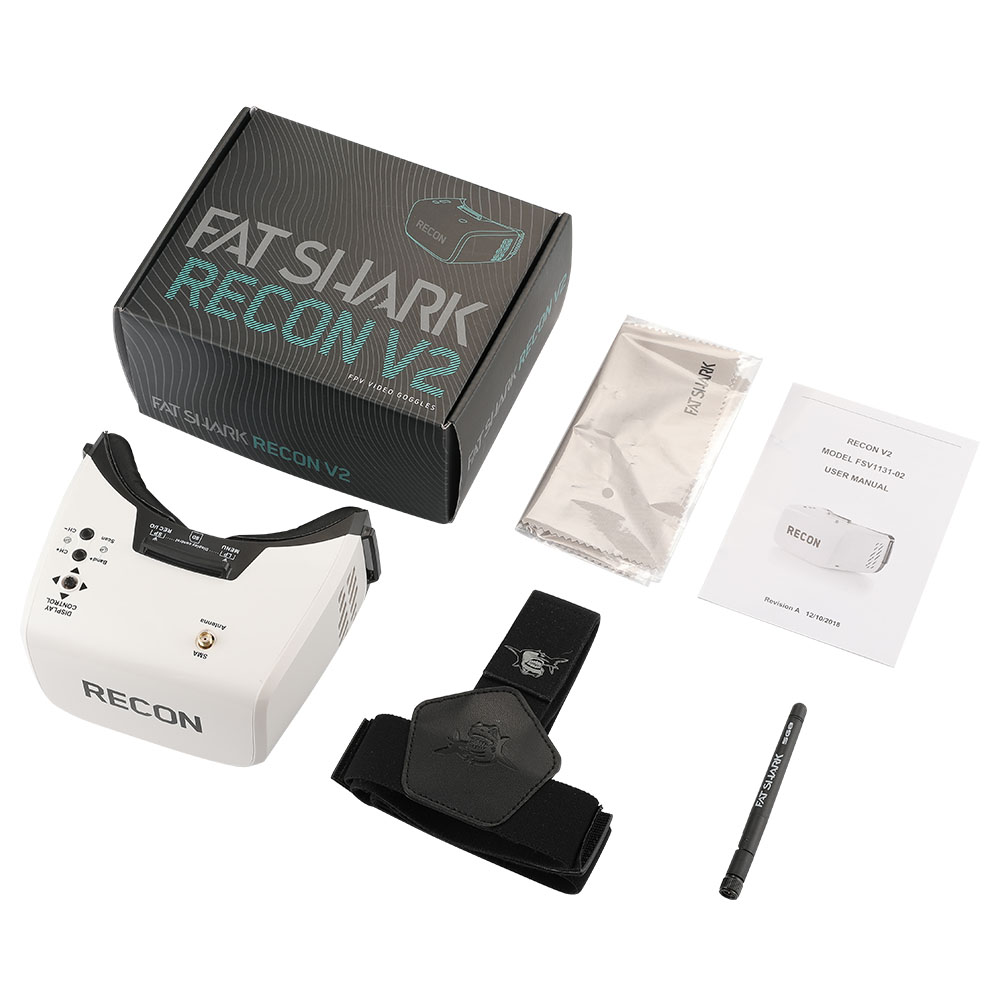 Fat Shark Recon V2 5.8G 40CH FPV Goggles with 4.3" LCD