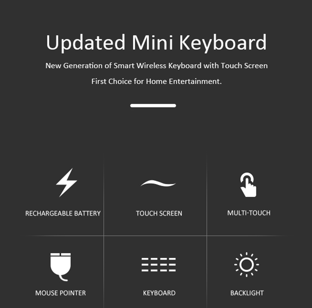 T18 Mini Air Mouse Black