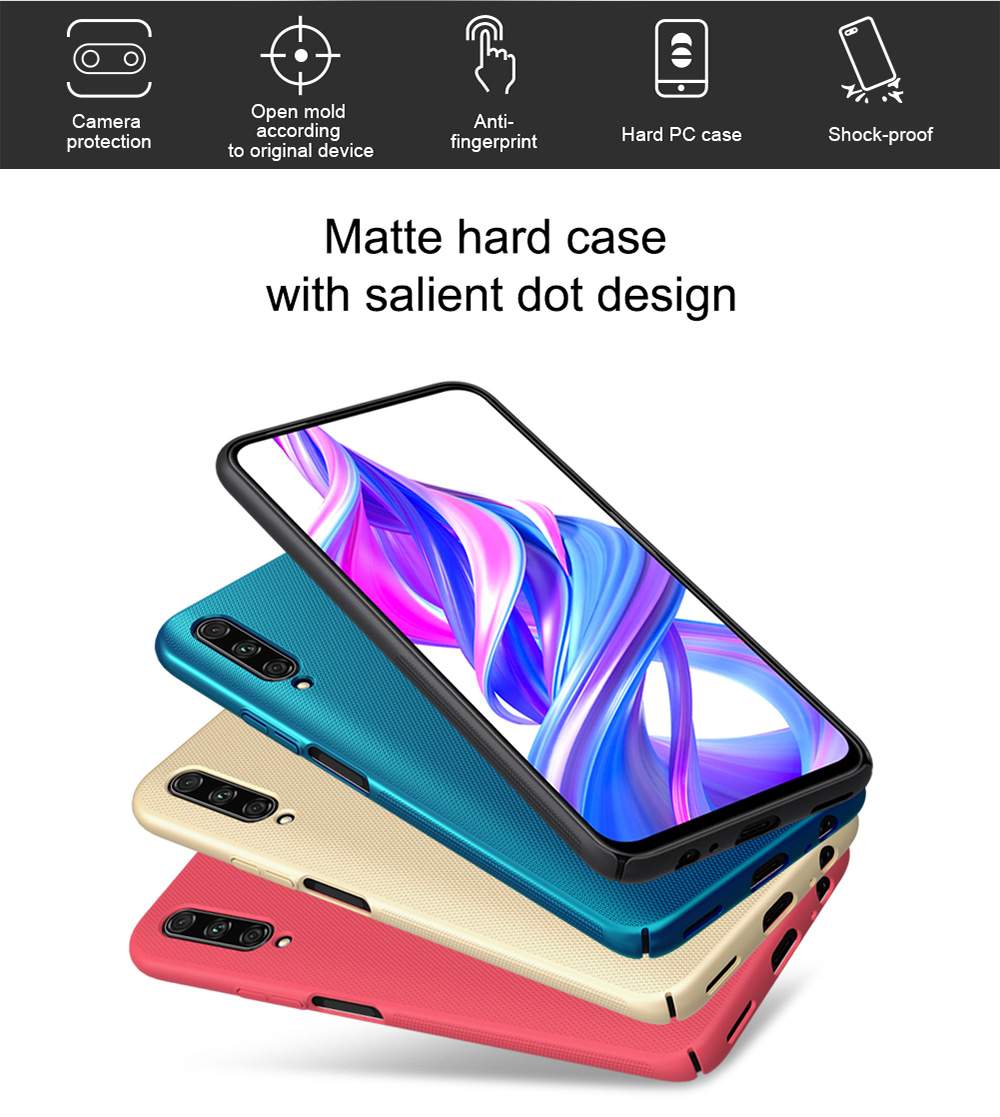 NILLKIN Protective Frosted PC Phone Case For HUAWEI Honor 9X Pro Blue