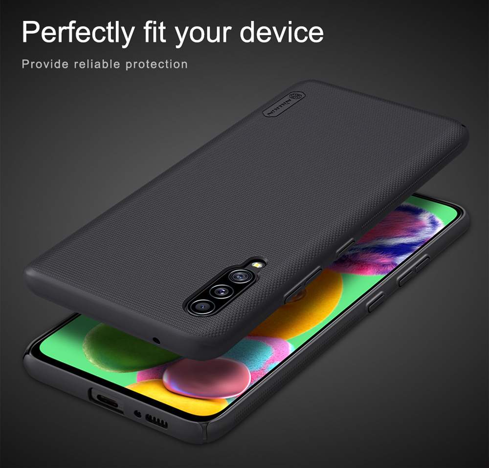 NILLKIN Protective Frosted Phone Case For Samsung Galaxy A90 5G Blue